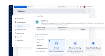 WordPress Integration for Seamless Scheduling | Trafft